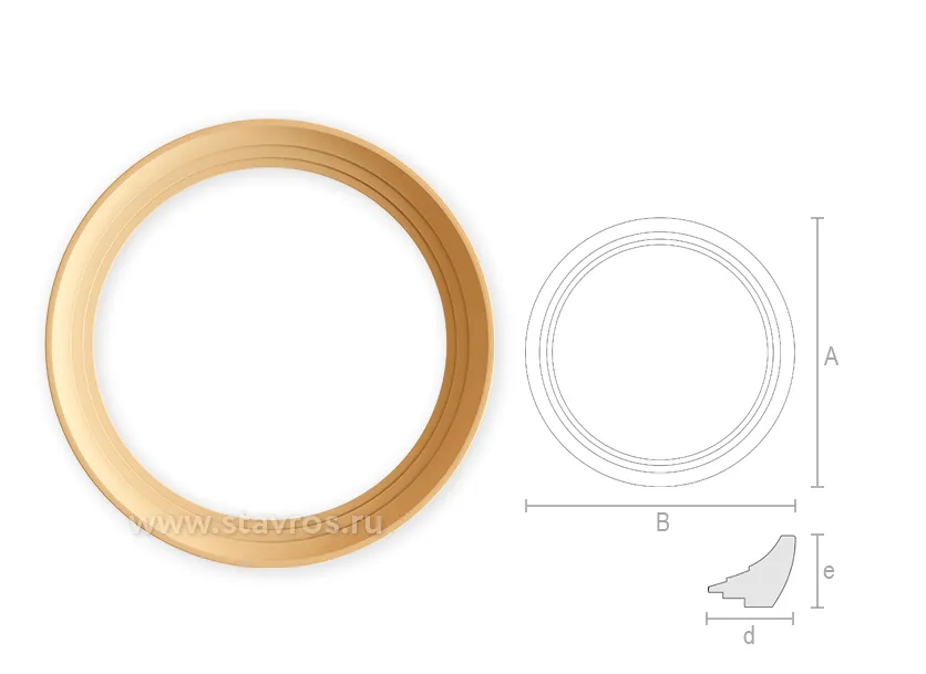Рама для зеркала из МДФ RM-040 размером 600 мм, купить в интернет-магазине Ставрос