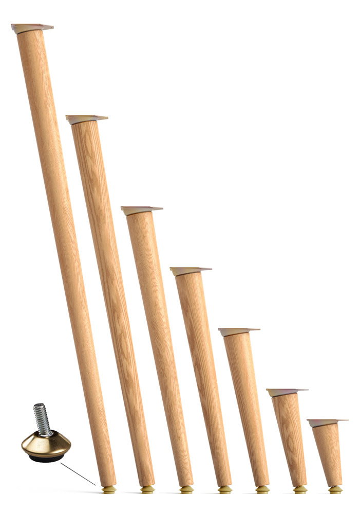 Ножки для мебели (для стола, кровати, стула) деревянные купить | Ставрос